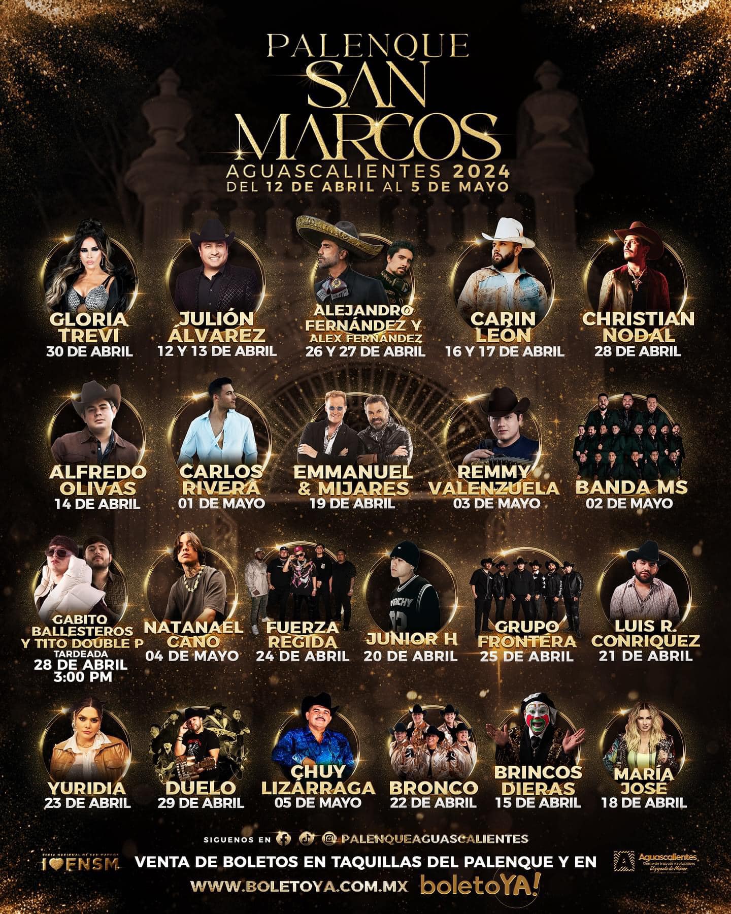 Feria San Marcos 2025 - Aguascalientes